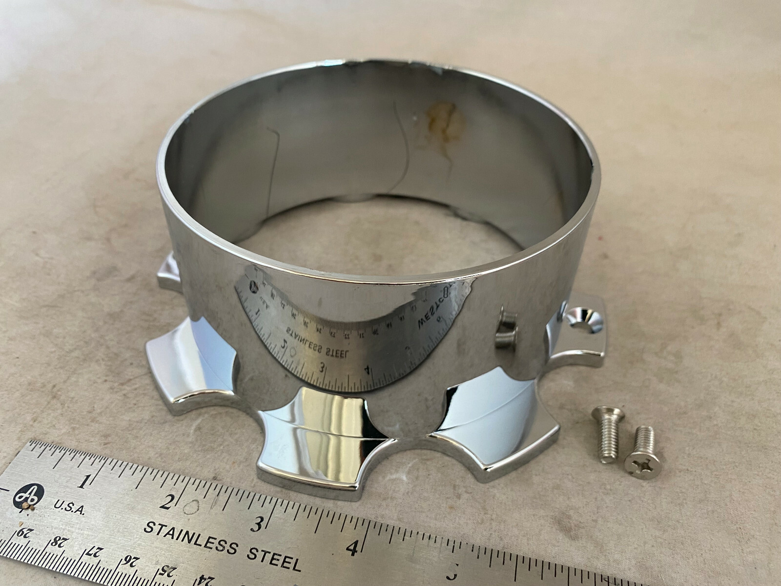 MB SUV Wheels CHROME 8 Lug FRONT OPEN Wheel Rim Hub Cover Center Cap ...