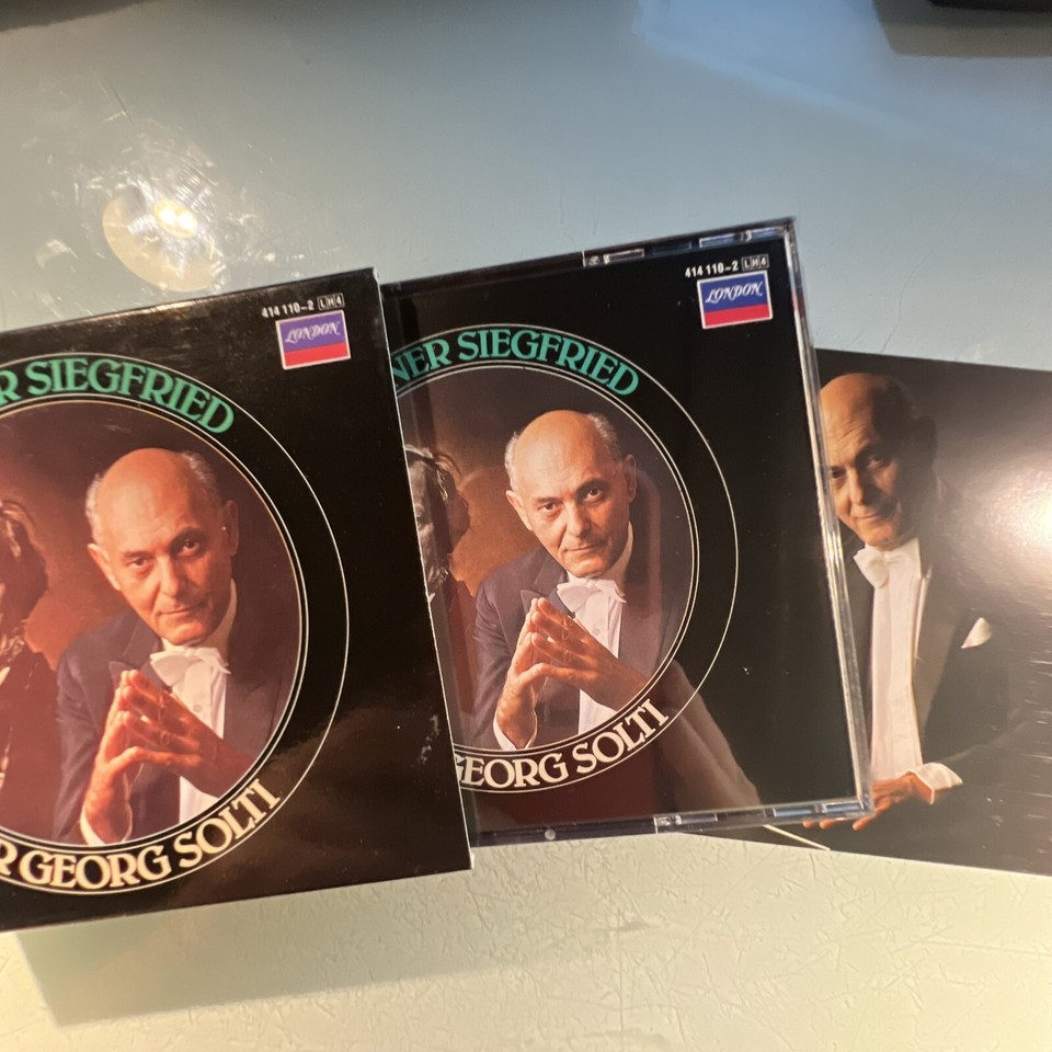 Wagner: Siegfried (CD, 4 Discs, London) SOLTI Vienna*box set w booklet ...