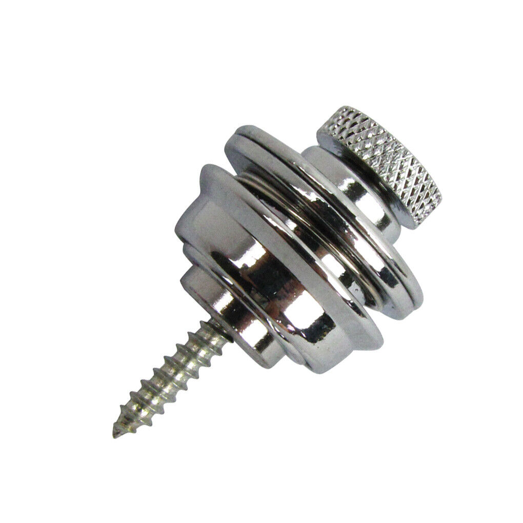 FLEOR 2PCS Chrome Big Flat Head Anti-Skid Straplock Strap Lock For ...