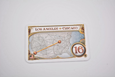 Ticket to Ride board game part pieces - 16 spaces destination ticket ...