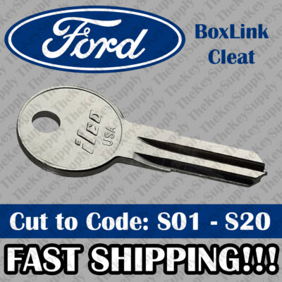 Boxlink Cleat Replacement Key Ford Truck Bed Tie Downs Cut to Code S01 ...