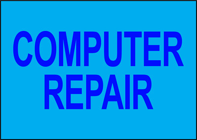 COMPUTER REPAIR| Laminated Vinyl Decal Sticker Label | eBay