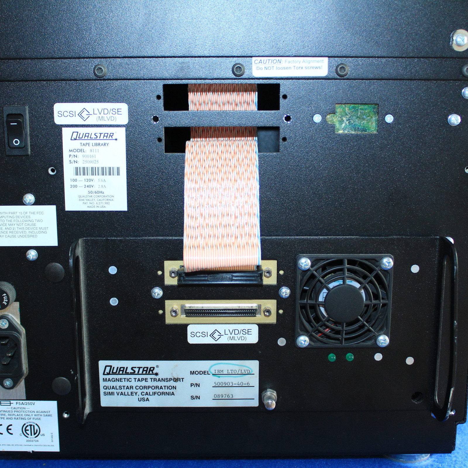 Stunning Industrial Professional Qualstar Tape Library TLS-8111 IBM LTO/LVD for sale online | eBay