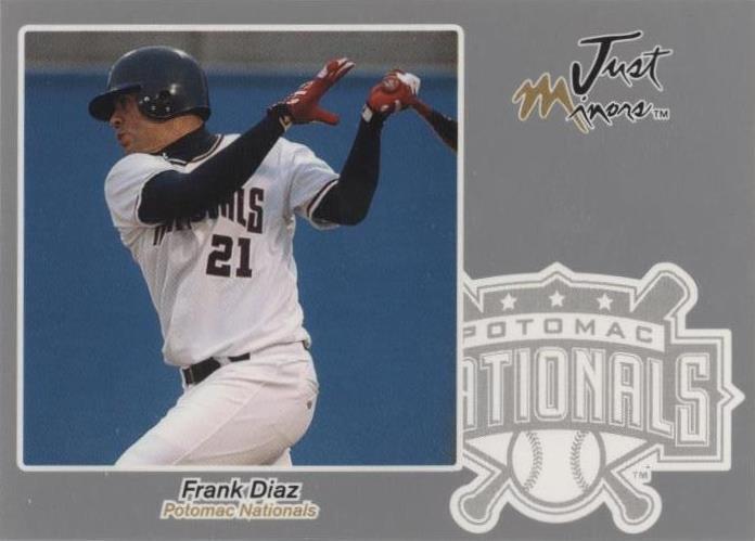2005 Just Minors - Just Autographs Frank Diaz #14 Silver /200 (RC) for ...