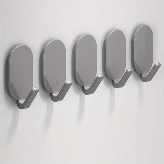 X5 Strong Self Adhesive Hook Sticky Hooks Heavy Duty Wall Seamless ...