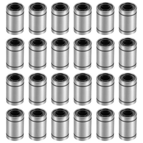 24pcs LM8UU Linear Ball Bearings, 8mm Bore 15mm OD 24mm Long Linear ...