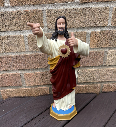 Buddy Christ Jesus Kevin Smith Dogma PVC Coin Bank 12 Inch Rare Thumbs Up | eBay