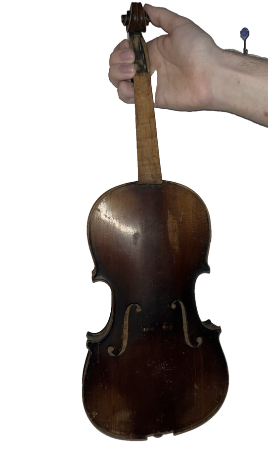 Violin Vintage Old No Strings Used as Decoration Wonderfully Aged ...