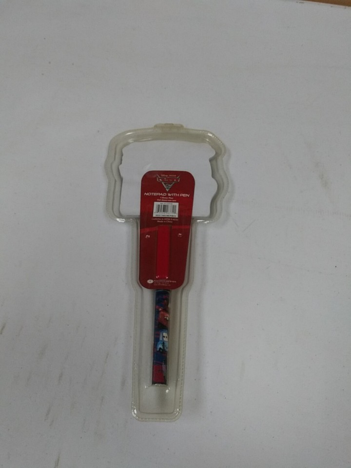 Disney Pixar Cars Notepad & Pen Set New And Unopened | eBay