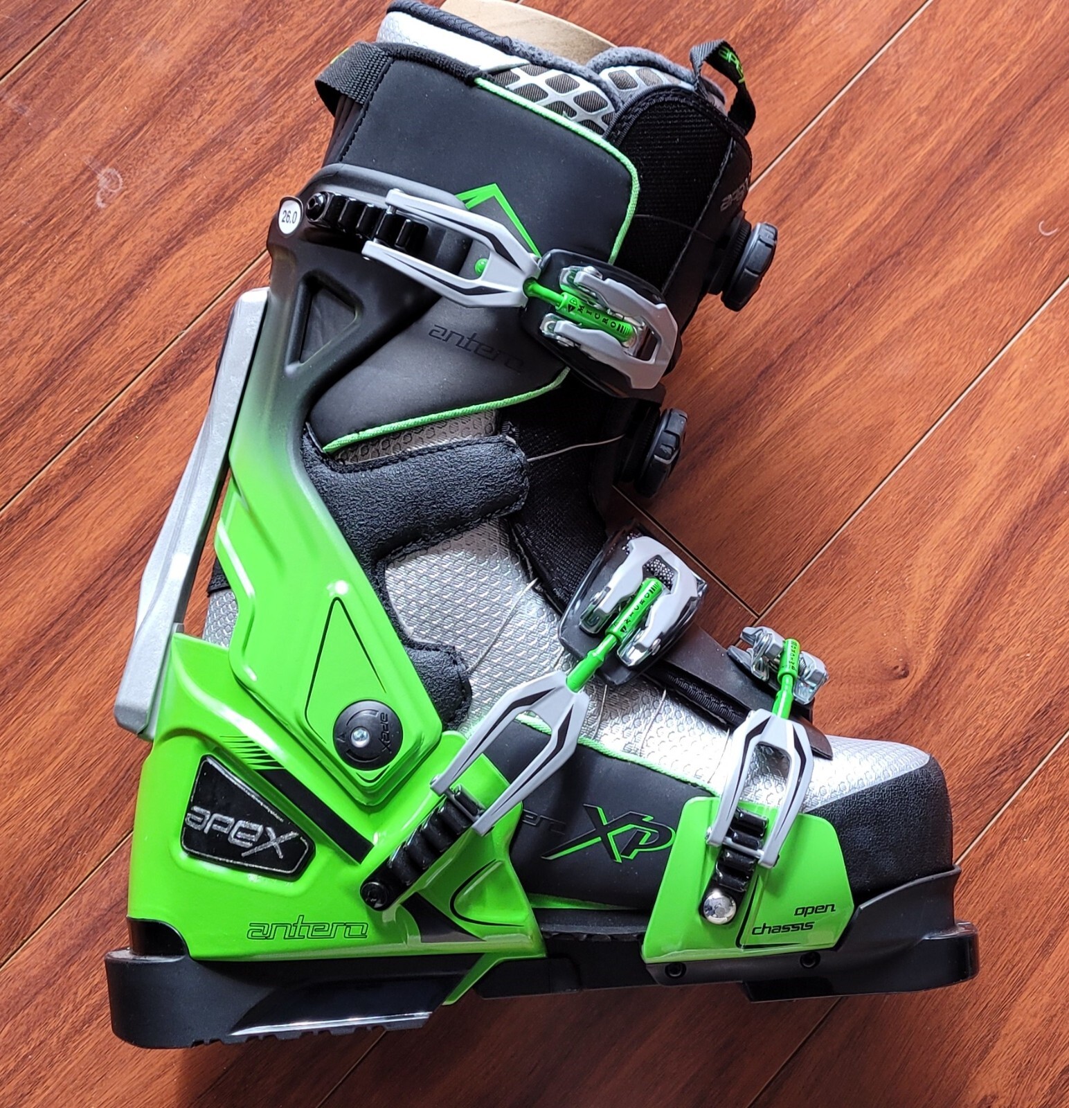 APEX XP ANTERO SKI BOOT MONDO 26.0 US MS 8 BRAND NEW | eBay