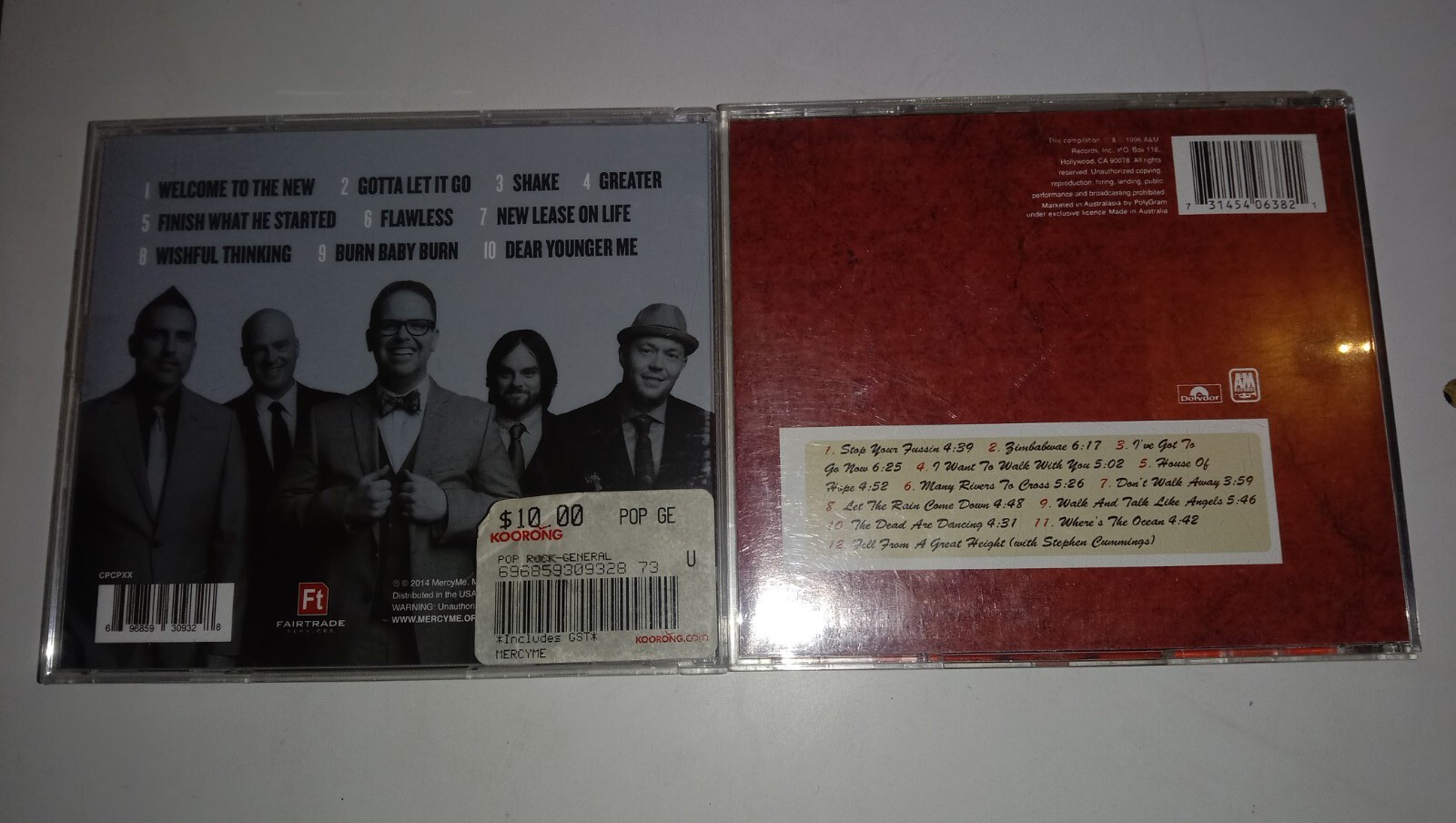 MercyMe X 2 CD Lot Welcome To The New - CD + Lifer CD Both VGC FREE ...