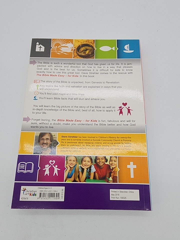 The Bible Made Easy for Kids by Dave Strehler (2015, Trade Paperback ...