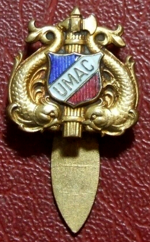 UMAC badge UNION OF Disabled Veterans fighters by H. BARGAS LA VARENNE ...