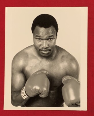 Vintage 1970's Larry Holmes Heavyweight Boxing Photo Old Early Antique ...
