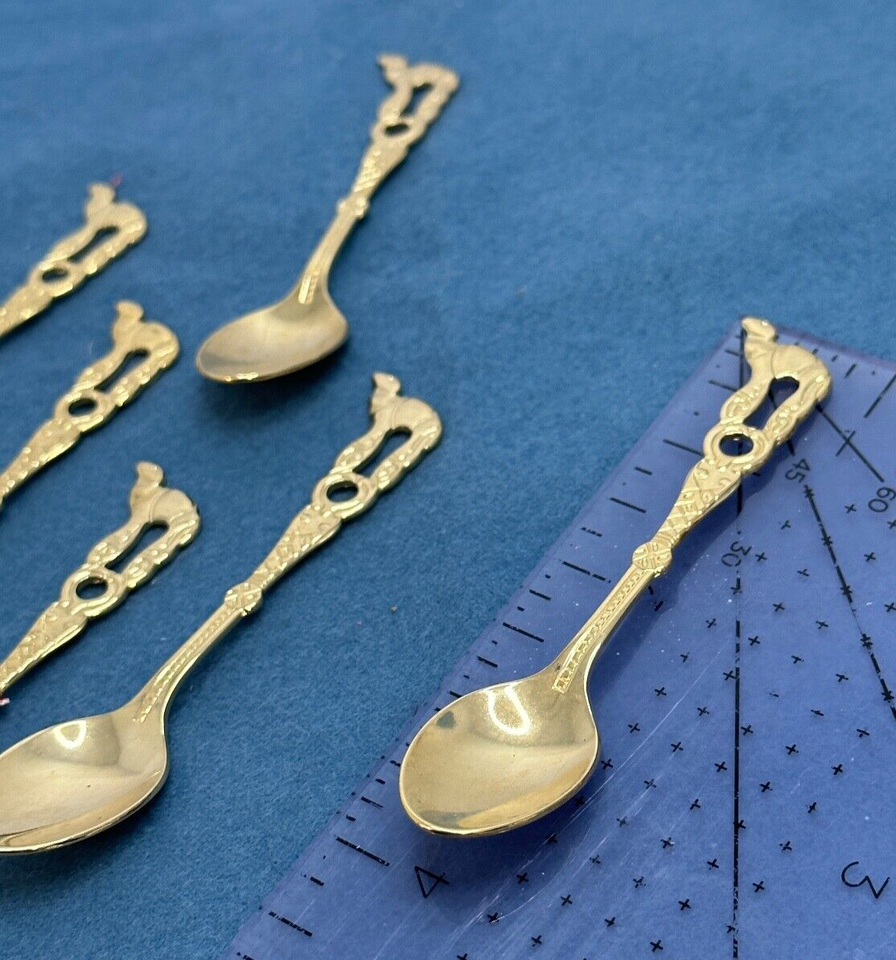 11 Collectible 4" Camel Plated Vintage Demitasse Souvenir Spoons | eBay