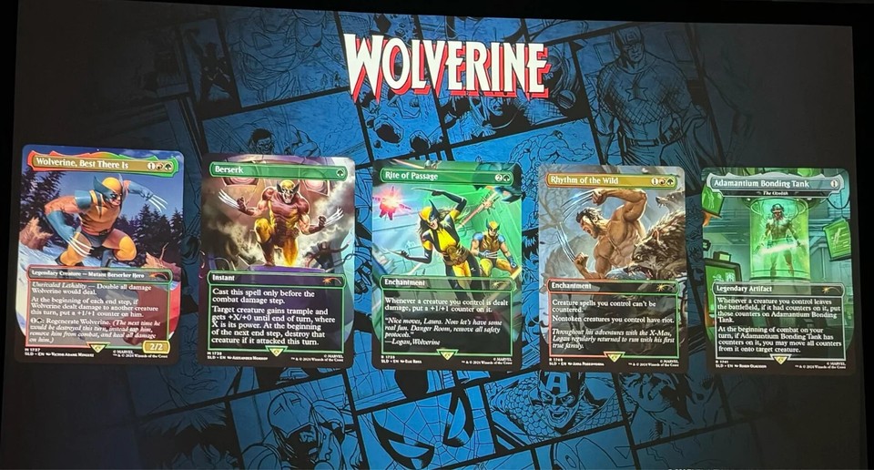 Wolverine | FOIL PREORDER! MtG Secret Lair x Marvel | SOLD OUT! Groot ...
