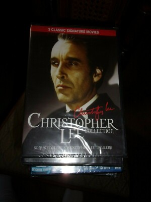 CHRISTOPHER LEE COLLECTION DVD 3 CLASSIC SIGNATURE MOVIES NEW/SEALED ...