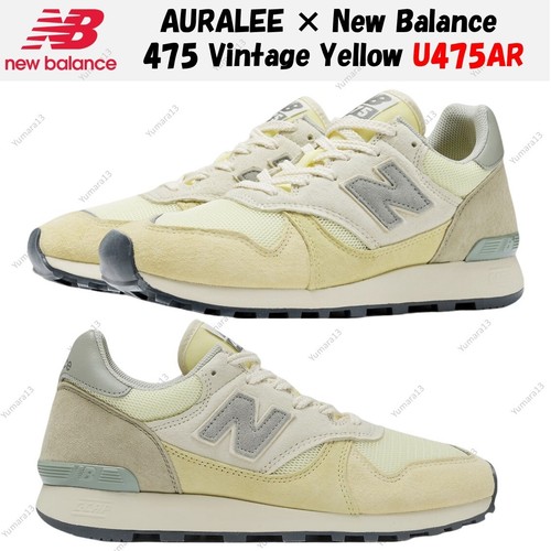 AURALEE × New Balance 475 Vintage Yellow U475AR Men's Size | eBay