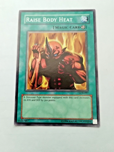 Yu-Gi-Oh! TCG Raise Body Heat Legend of Blue Eyes White Dragon LOB-097 ...