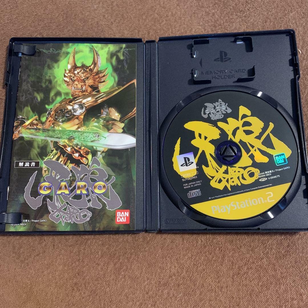 PS2 Golden Knight Fang Wolf Garo Playstation 2 Bandai Software Japan ...