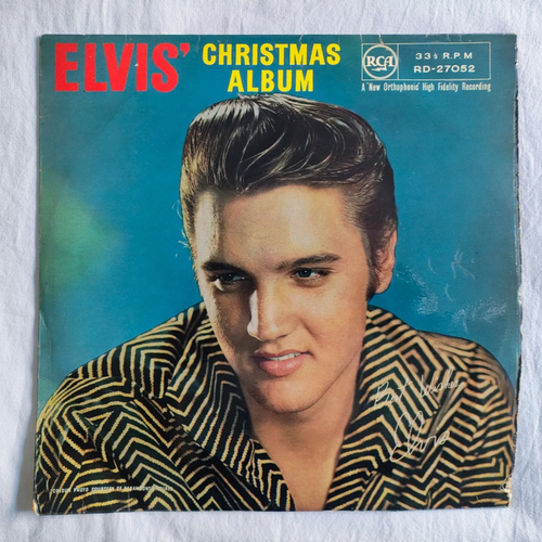 Elvis' Christmas Album - 1964 - RCA VICTOR - RD-27052 - Red Dot - Mono ...