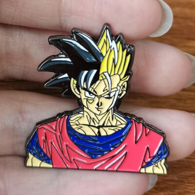 Dragon Ball Z DBZ Goku Vegeta Metal Enamel Pin Anime Manga Badge | eBay