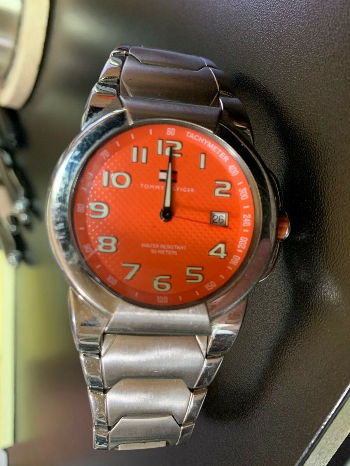 Tommy Hilfiger Unisex Watch F90267 water resistant 50m EUC Needs ...