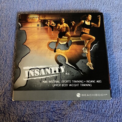 BeachBody INSANITY Workout 3 Disc DVD Set Insane Abs, Max Interval Training | eBay