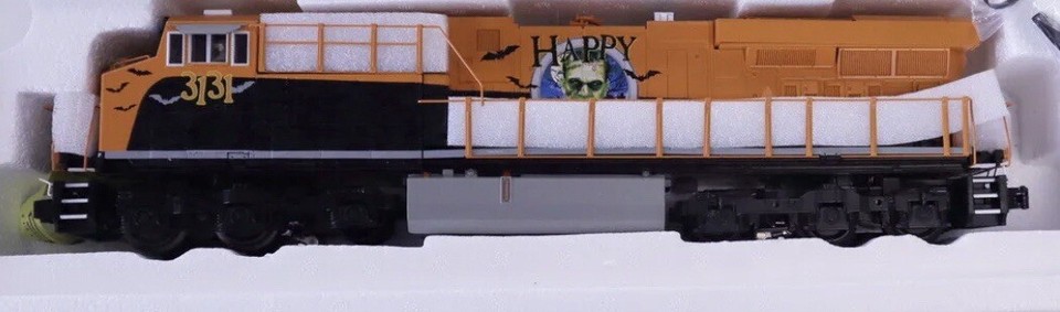 MTH RAILKING IMPERIAL HALLOWEEN ES44AC DIESEL ENGINE 30-20756-1! O ...