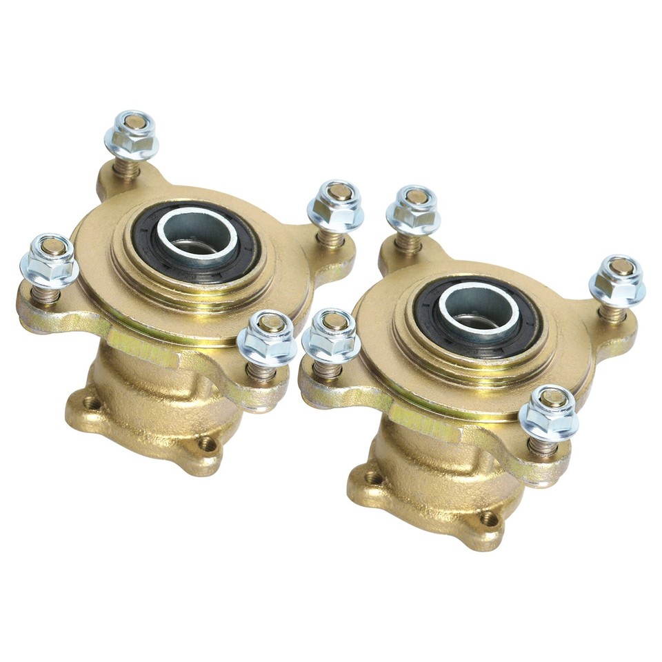 4 Stud Front Steering Spindle Wheel Hub 8'' Tire Disc Rotor for Go Kart ...