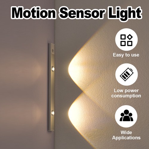 Ultra Slim Led Motion Sensor Light Strip 10cm/20cm/30cm/50cm Pir Paste ...