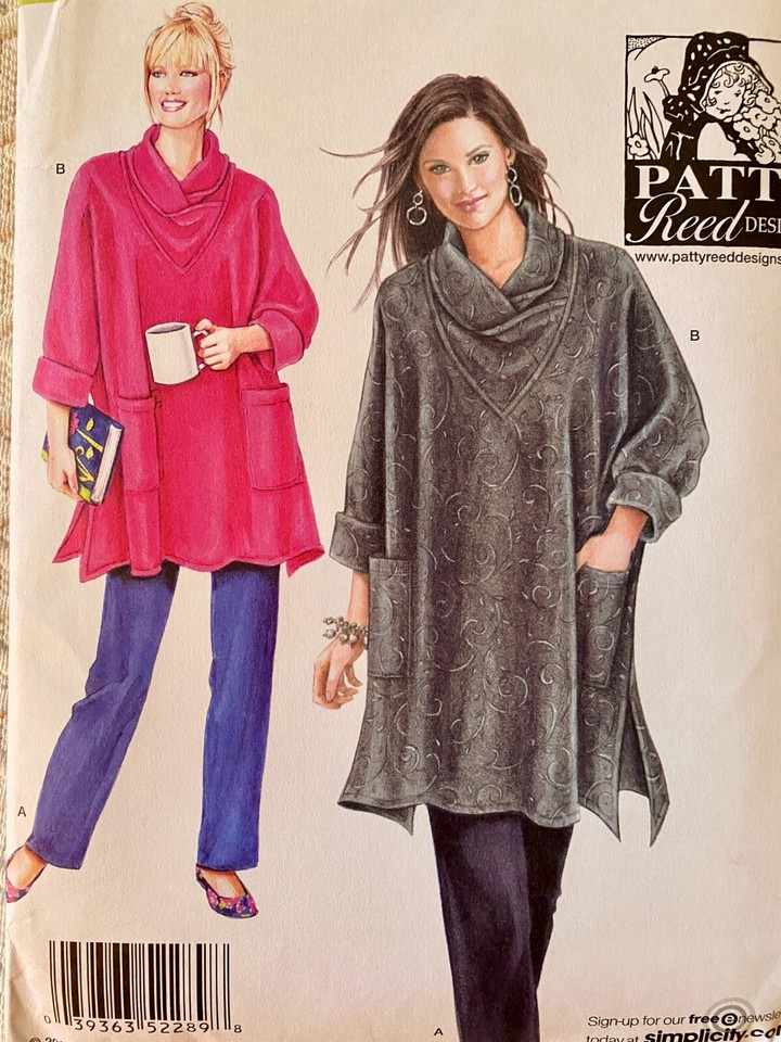 Simplicity 2289 Size XS-XXL Comfy Top & Pants Uncut Pattern - Orig. $15 ...