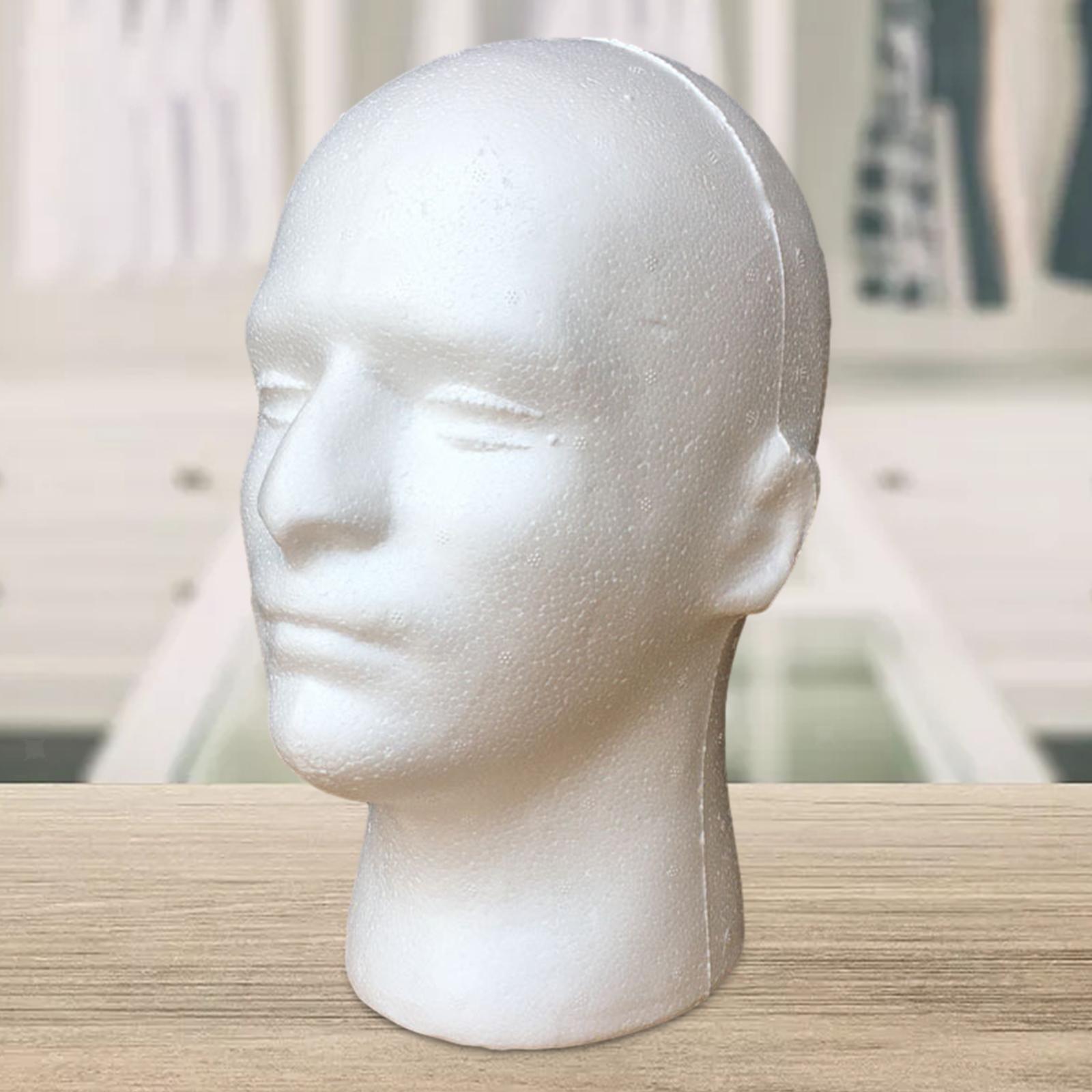 Male Mannequin Head Display Stand Model for Headphone Headwear | eBay