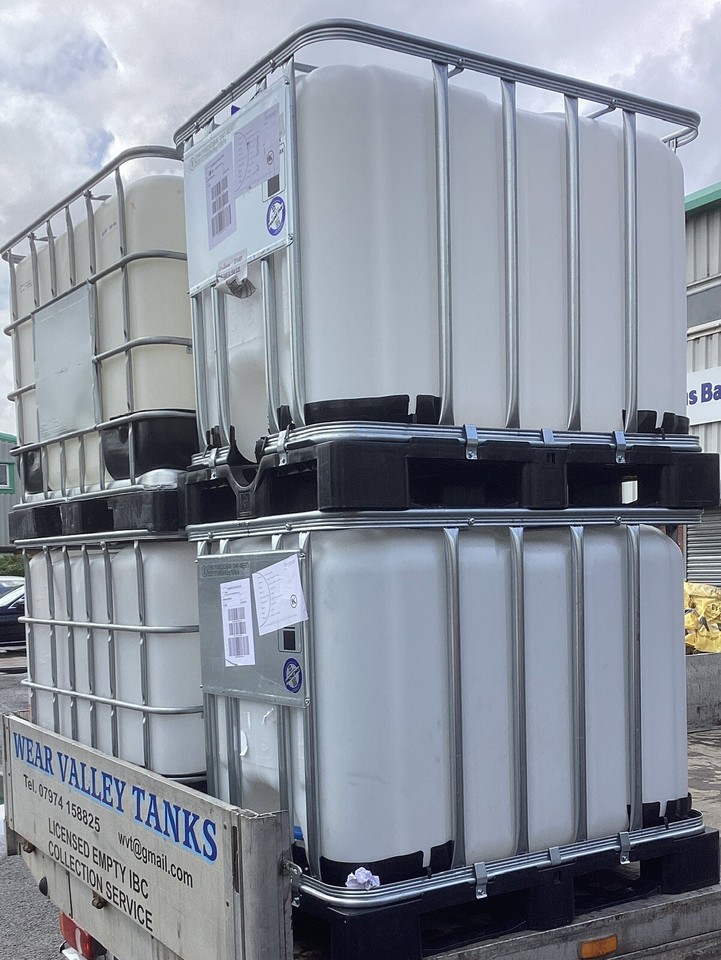 IBC Bulk Water Storage Food Grade Tank 1000 Ltr Container DELIVERY ...