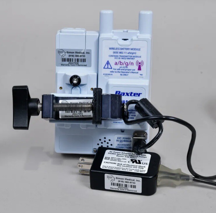 Baxter Sigma Spectrum Pump - V8 - A/B/G/N Wireless Battery - Pole Clamp ...