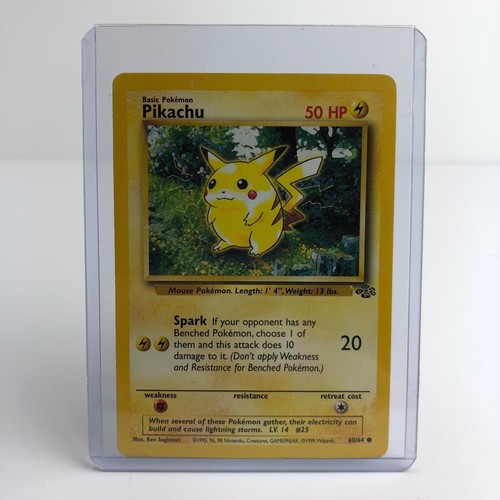 Pikachu Pokemon Card 60/64 - 1999 - Wizards - Poor | eBay
