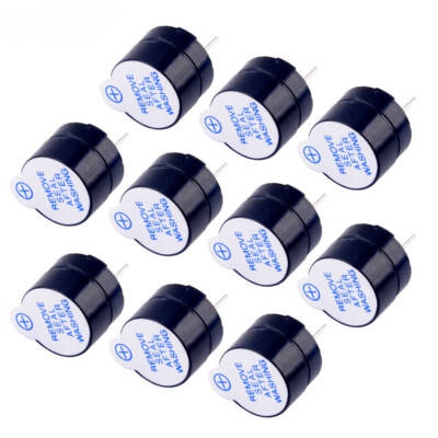 50pcs 5V 12V For Electromagnetic Mini Piezo Buzzers Small Active Buzzer ...