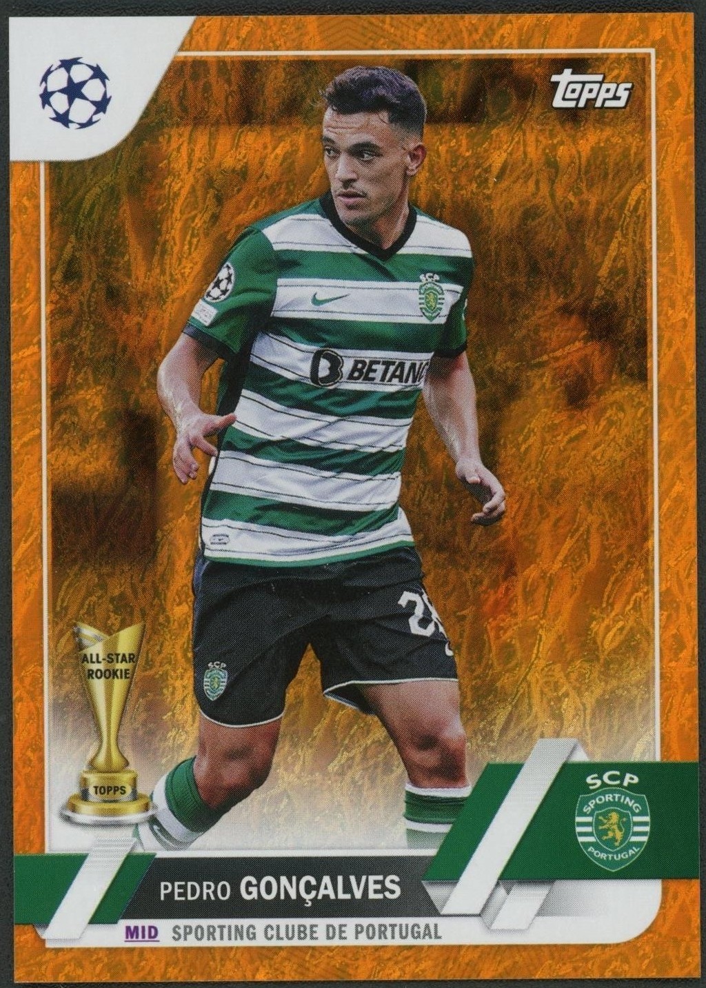 2022-23 Topps Jade Edition UEFA Club Competitions - Pedro Goncalves ...