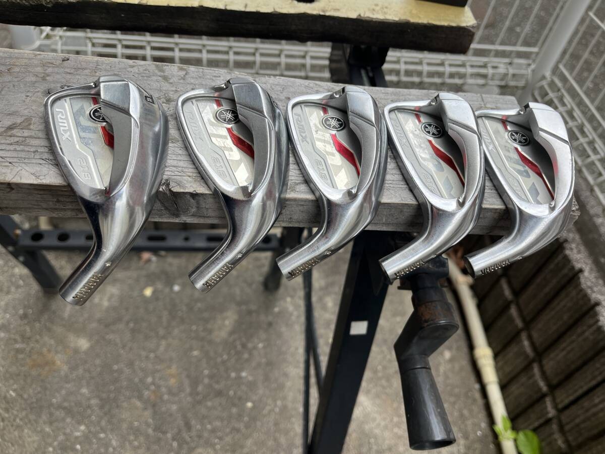 Yamaha RMX 218 Irons #6-9.PW Head Only set Of 5 Right Handed Silver ...