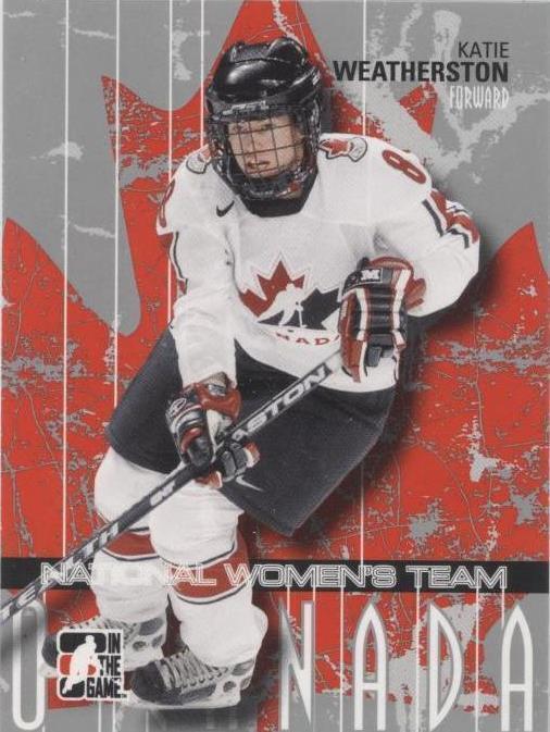 2007-08 In the Game O Canada - Katie Weatherston #35 (RC) for sale ...