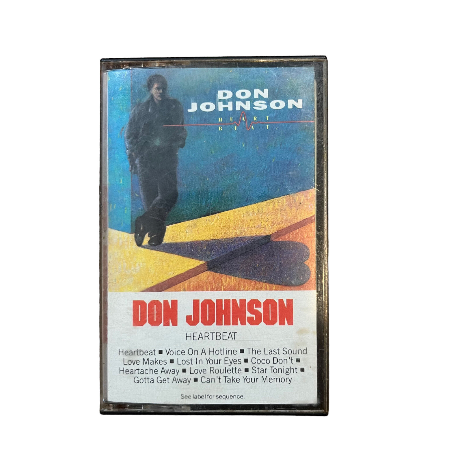 DON JOHNSON "HEARTBEAT" CASSETTE - 1986 - MIAMI VICE Epic Records | eBay