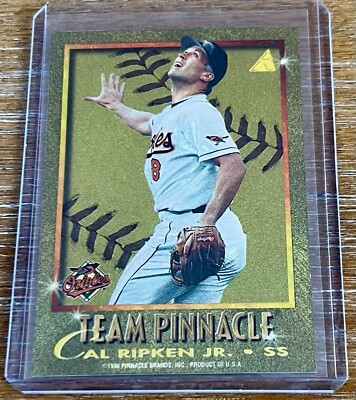 CAL RIPKEN JR. / BARRY LARKIN 1996 Pinnacle TEM PINNACLE ! BALTIMORE ...