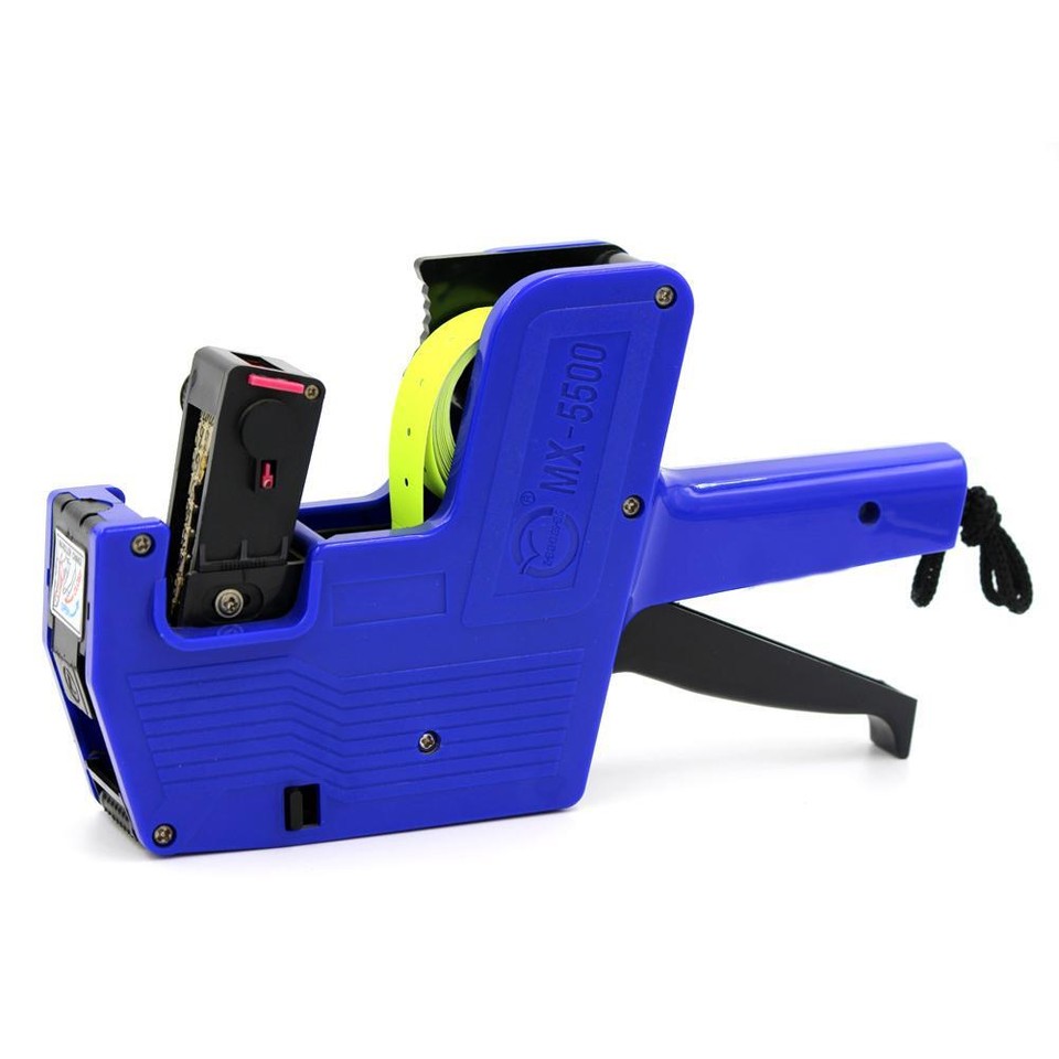 8 Digits Price Tag Gun 1 Line Label Plastic Numerical Tag Gun 1 Ink for ...