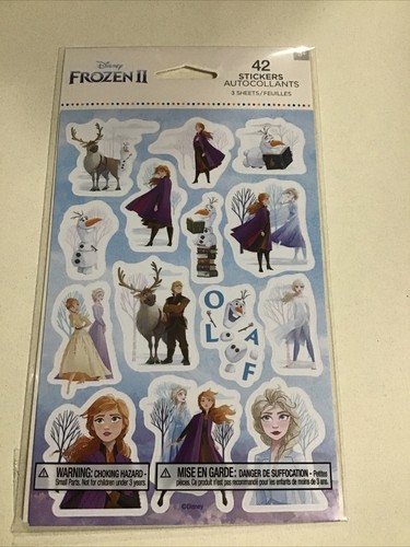 Disney Frozen 2 - 42 Autocollants Stickers Kid Squad Collection Arts ...