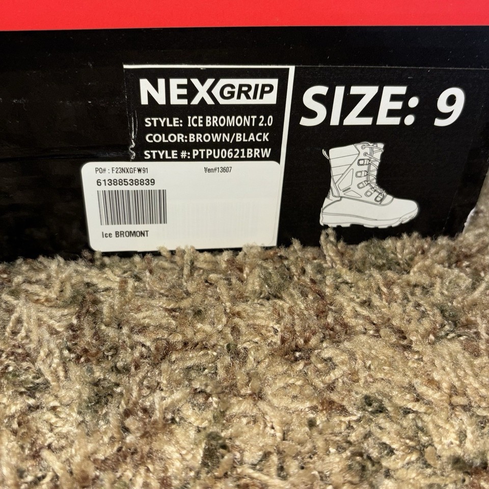 NexGrip Men's Ice Bromont 2.0 Winter Boots Size 9 NEW | eBay