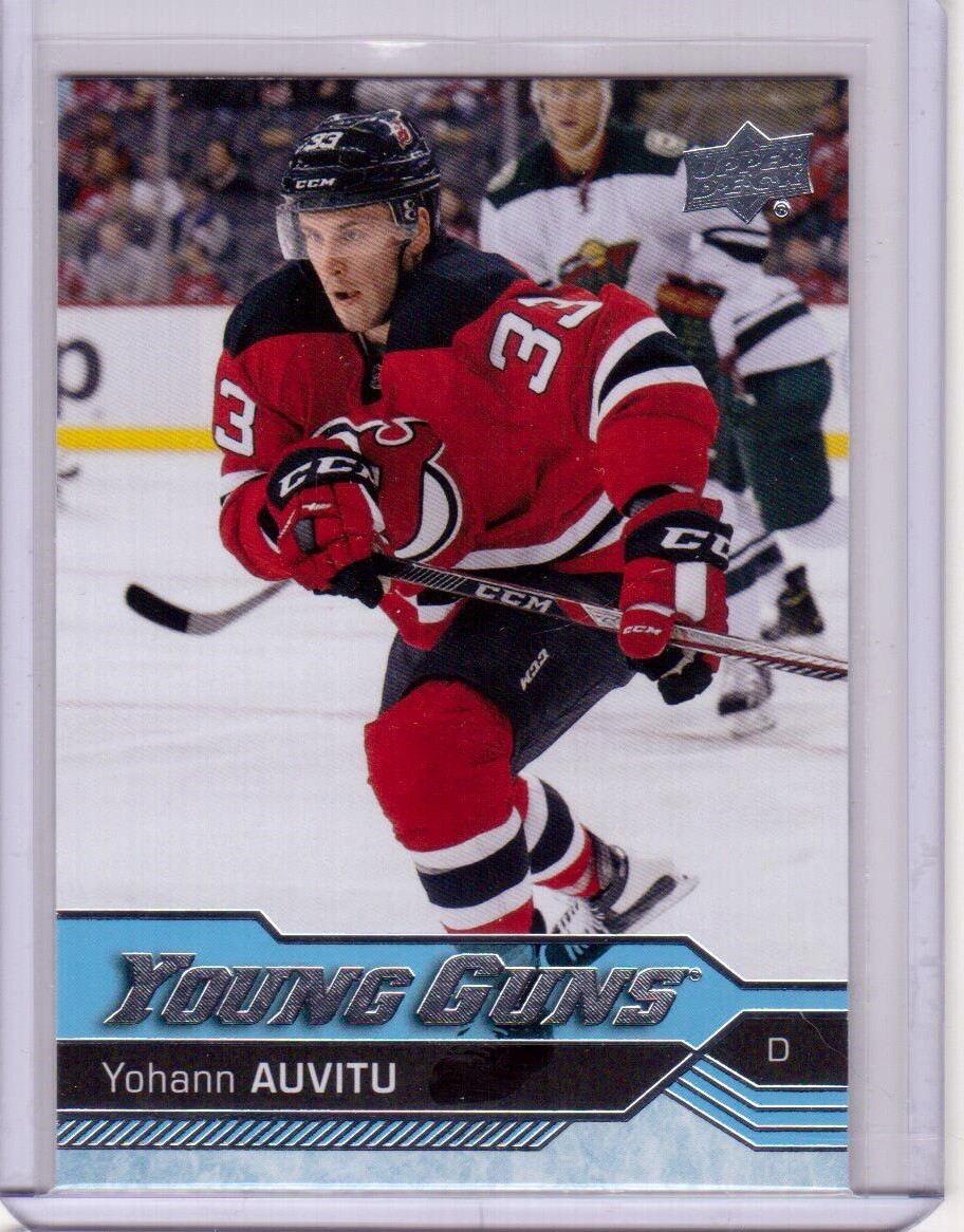 YOHANN AUVITU 16/17 Upper Deck UD Young Guns YG Rookie #456 *MINT ...
