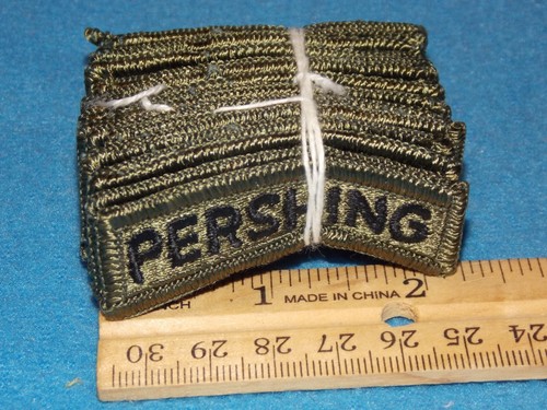 BUNDLE OF 20 - VINTAGE ARMY PERSHING TABS - PATCHES | eBay