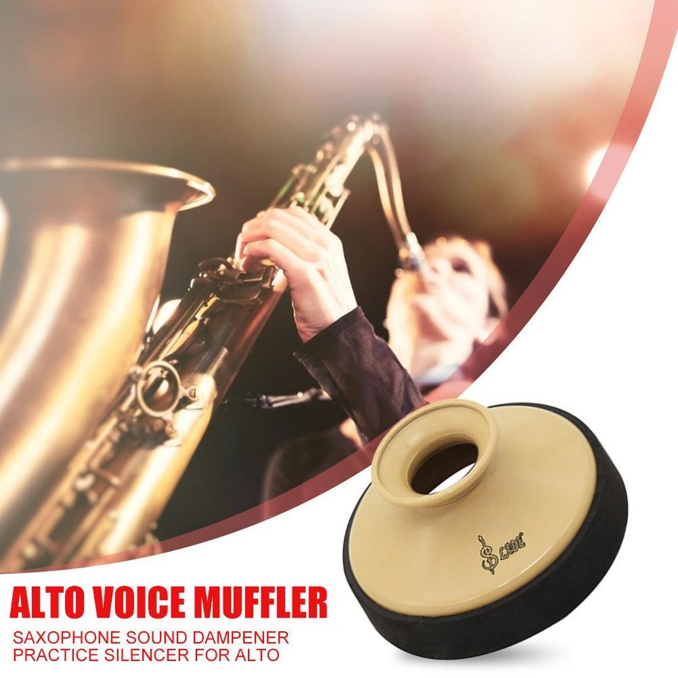 Professional Mute ABS Sax Mute Silencer for Alto Saxophone Woodwind ...