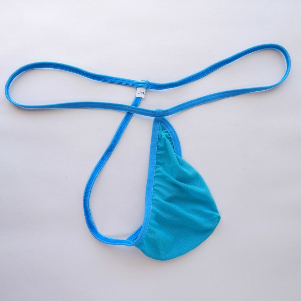 G3222 Hot Mens Teardrop String Thong Pouch colors Mesh or Cotton | eBay