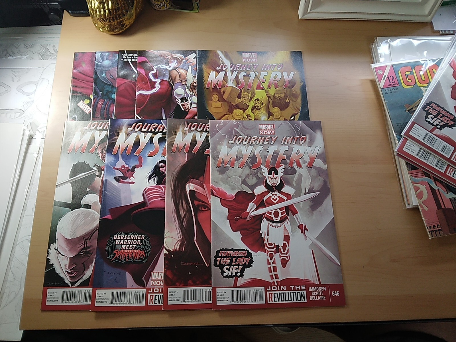 JOURNEY INTO MYSTERY #646, 648-655 (MARVEL 2013) LADY SIFF JEFF DEKAL ...